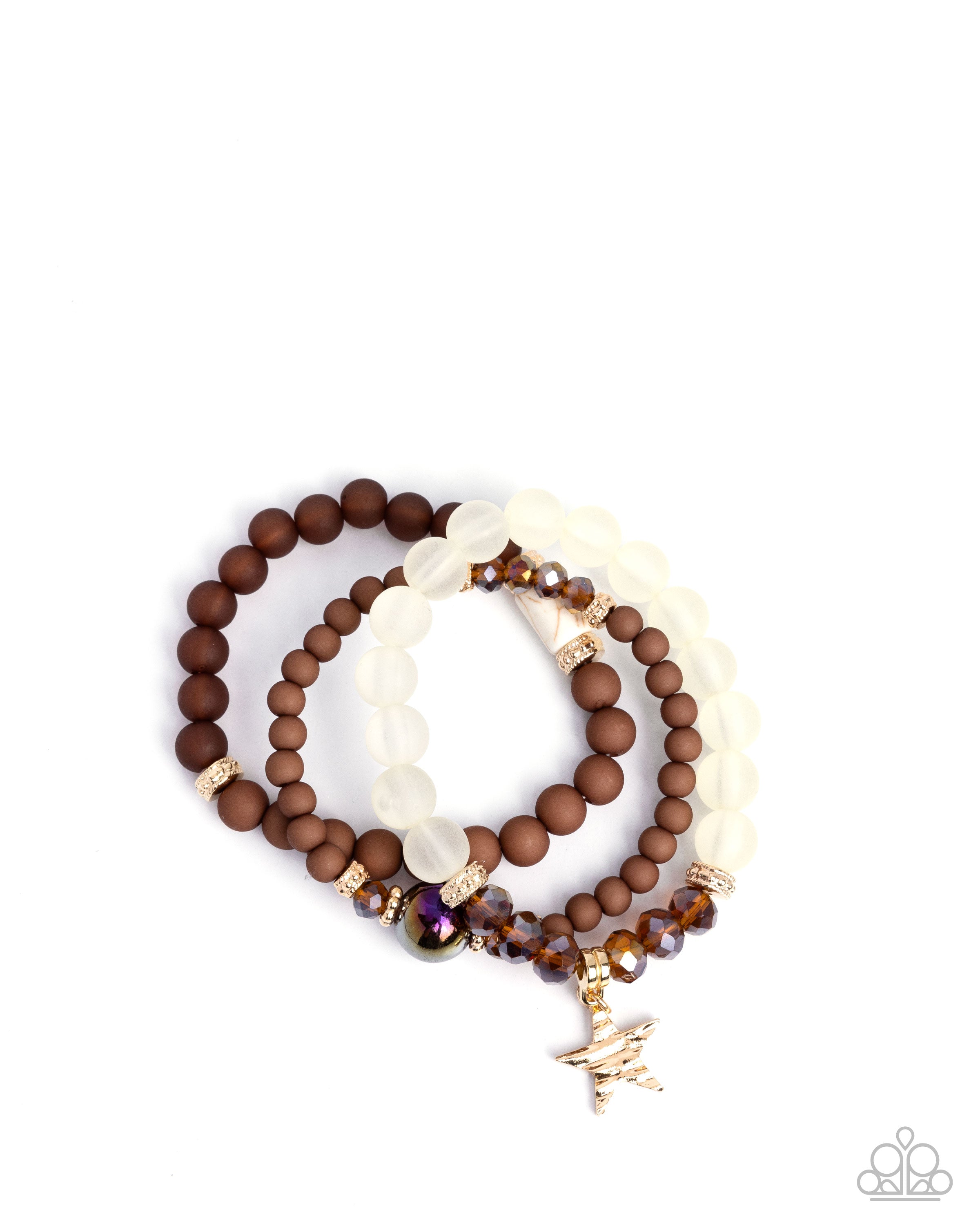 Paparazzi ♥ Sensible Star - Brown ♥ Bracelet – LisaAbercrombie