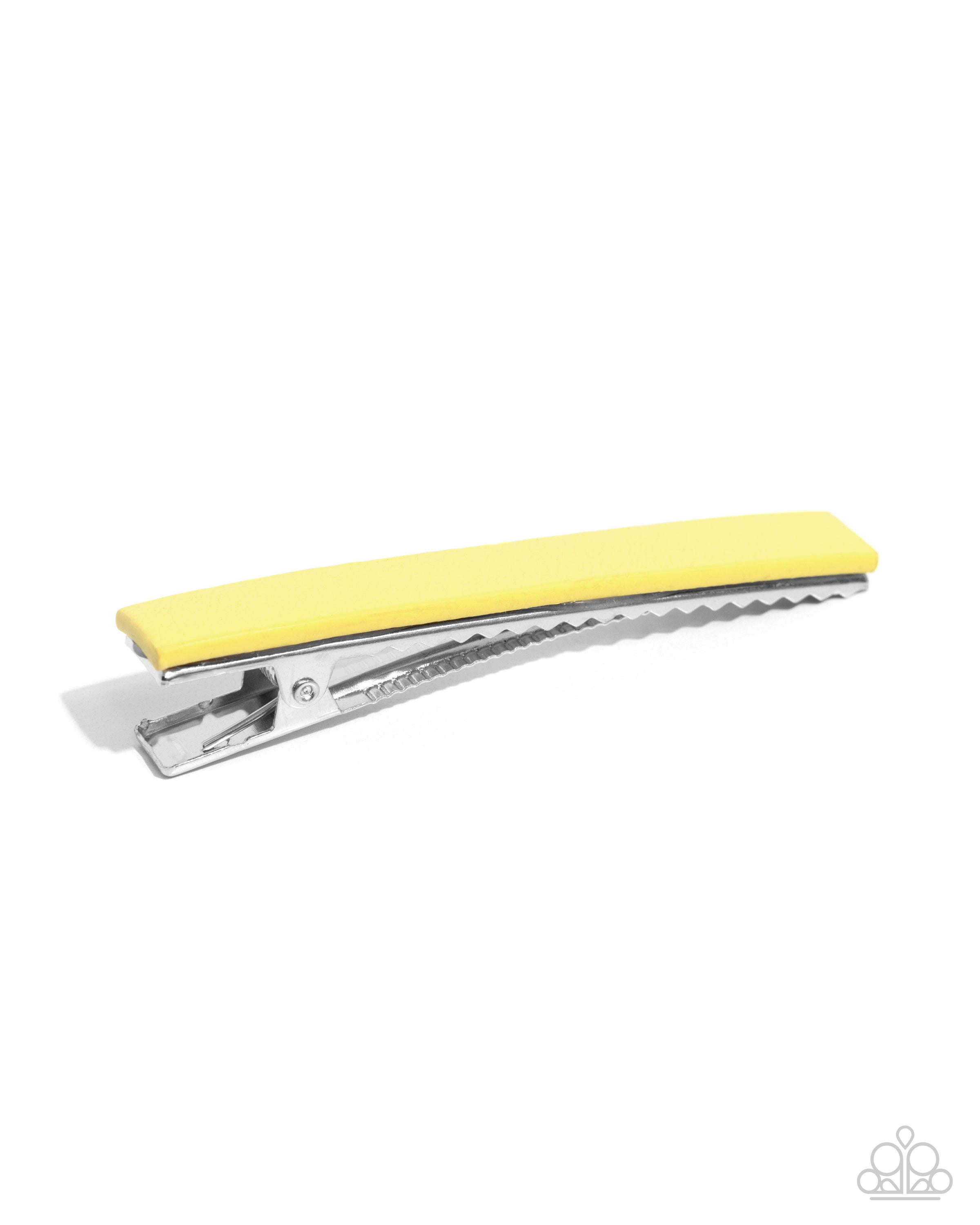 *Ordered 2/10* Paparazzi ♥ Tough as PLEATHER - Yellow ♥ Hair Clip ...