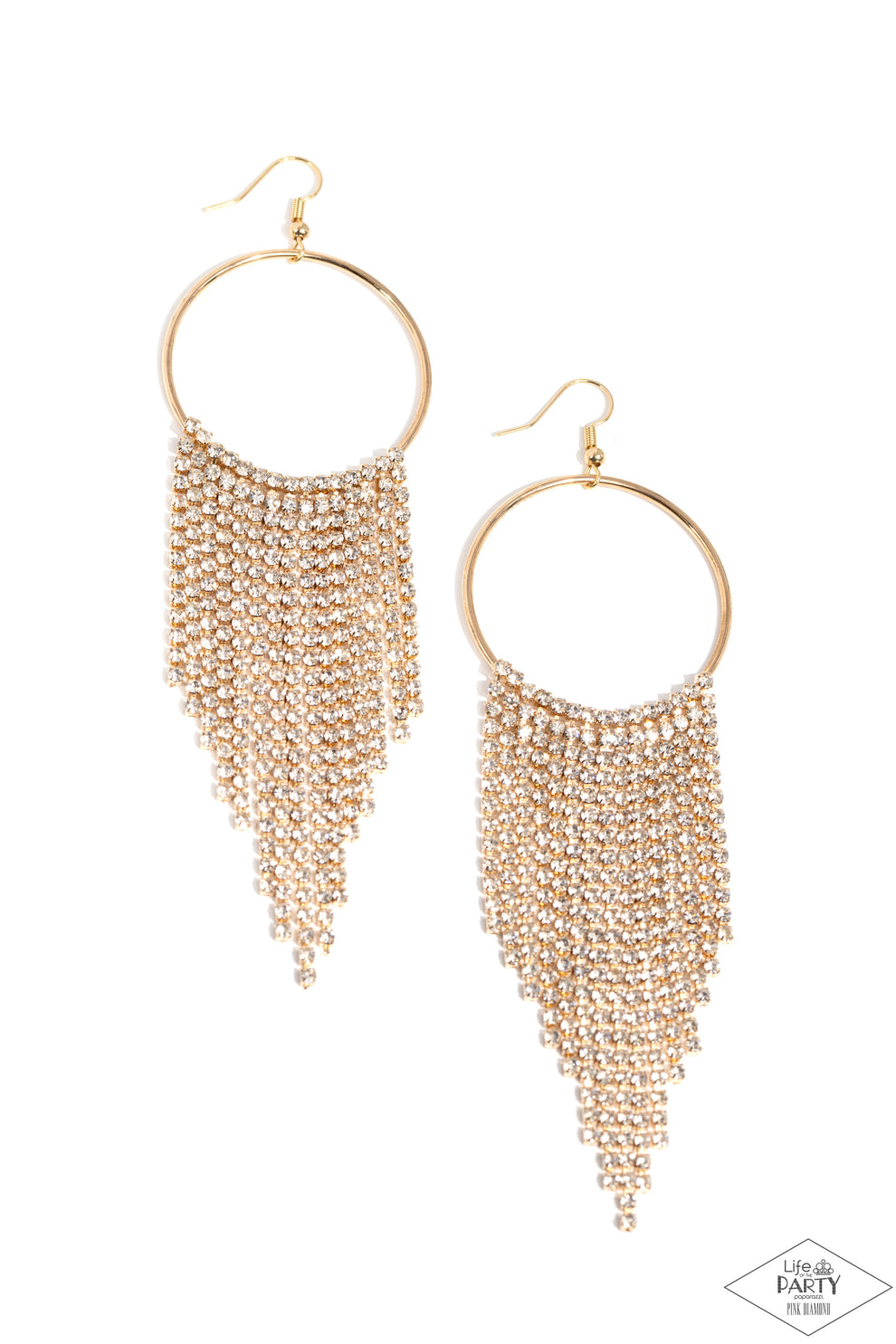 Paparazzi ♥ Streamlined Shimmer - Gold ♥ Earrings – LisaAbercrombie