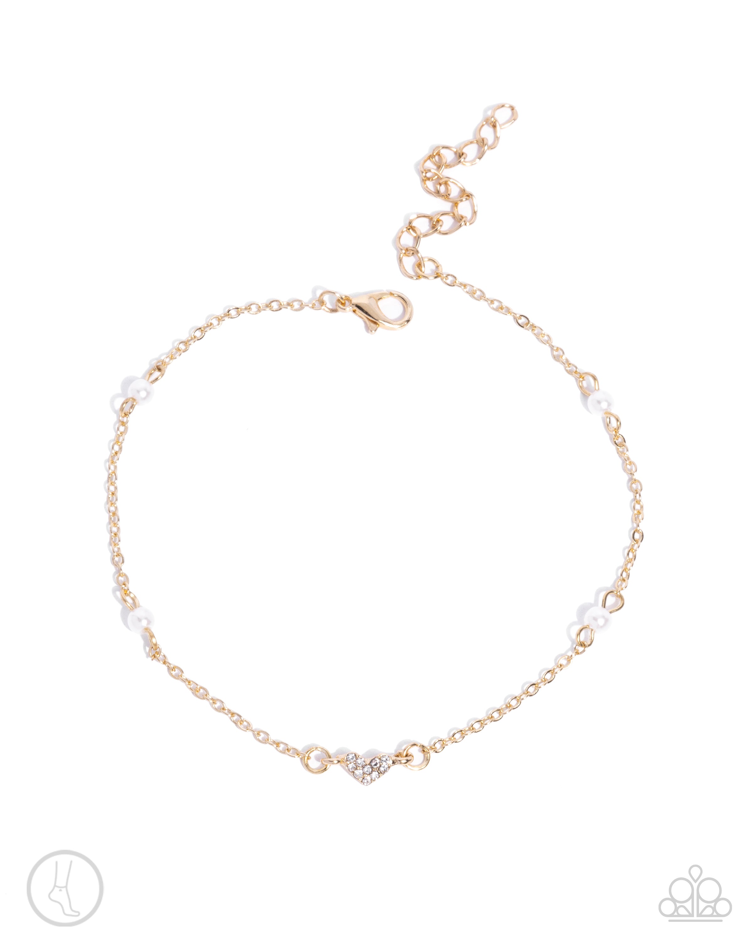 Paparazzi ♥ Ladylike Loop - Gold ♥ Anklet – LisaAbercrombie