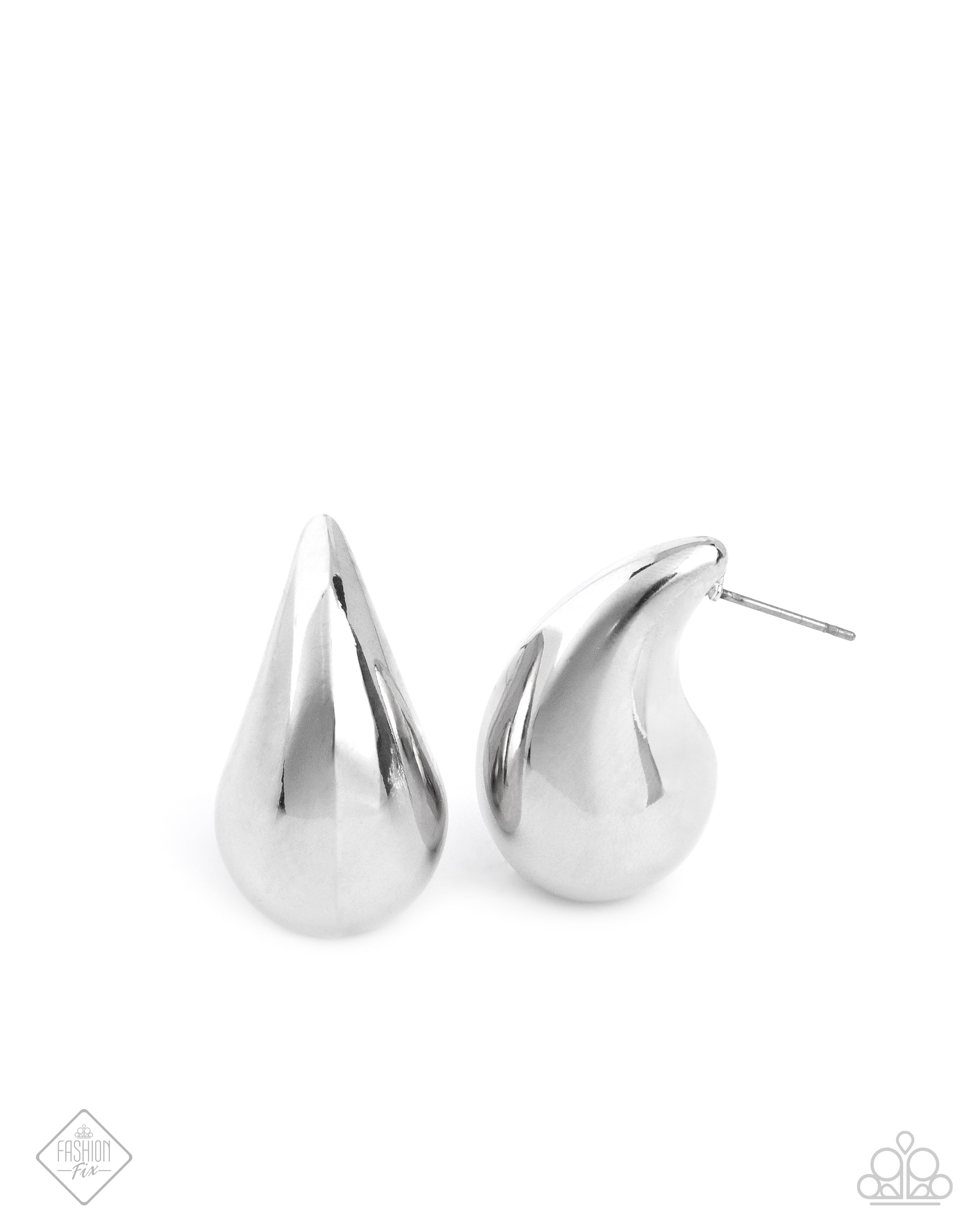 Paparazzi ♥ Raindrop Reveal - Silver ♥ Post Earrings – LisaAbercrombie