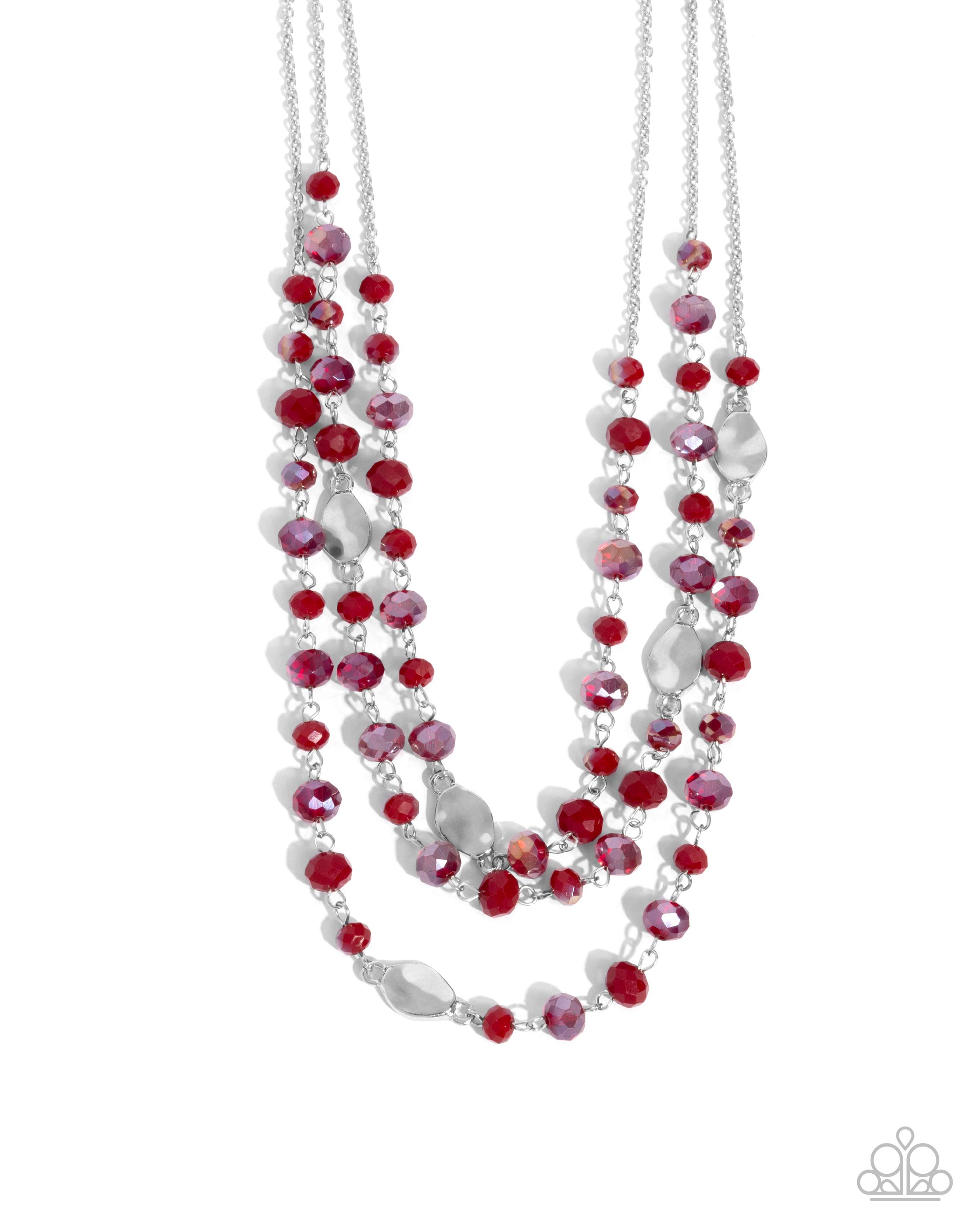 Paparazzi ♥ Radiantly Rich - Red ♥ Necklace – LisaAbercrombie