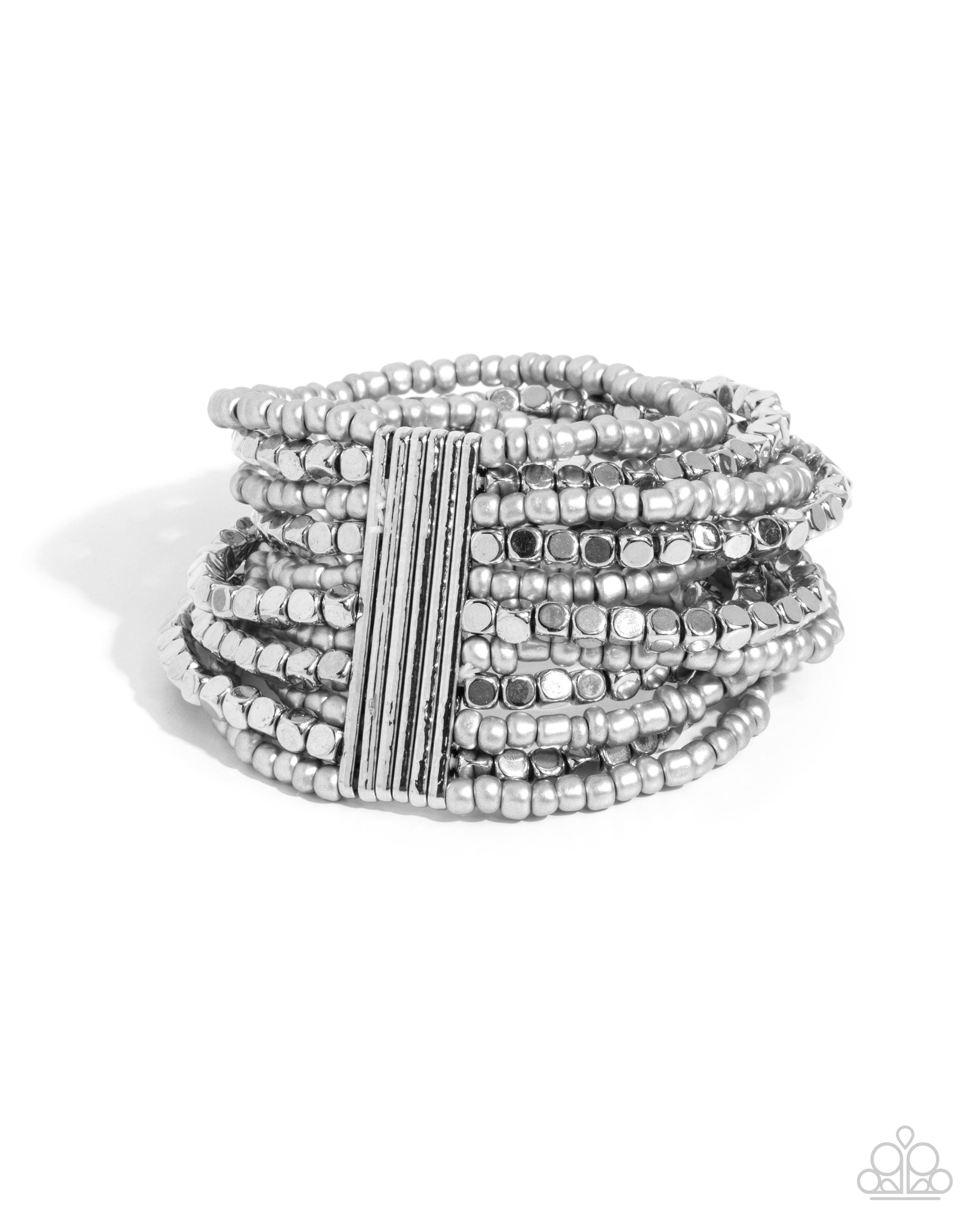 Paparazzi ♥ Spirited Stack - Silver ♥ Bracelet – LisaAbercrombie