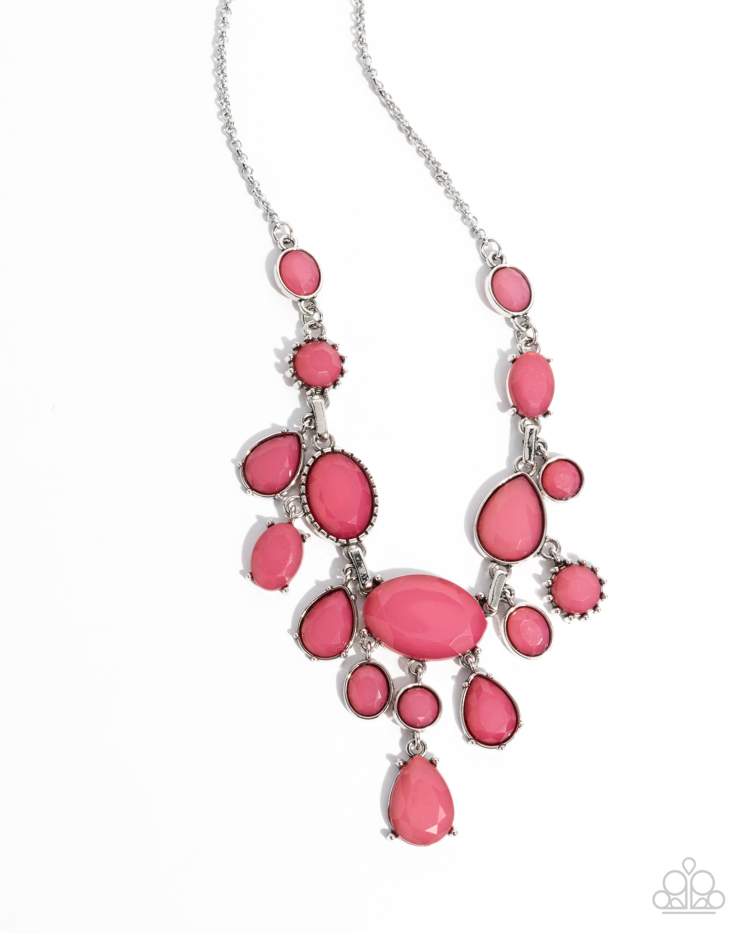 Paparazzi ♥ Significant Influence - Pink ♥ Necklace – LisaAbercrombie