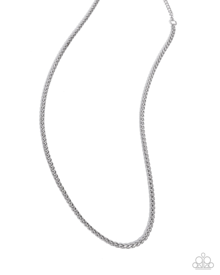 Paparazzi ♥ Sleek Sir - Silver ♥ Mens Necklace – LisaAbercrombie