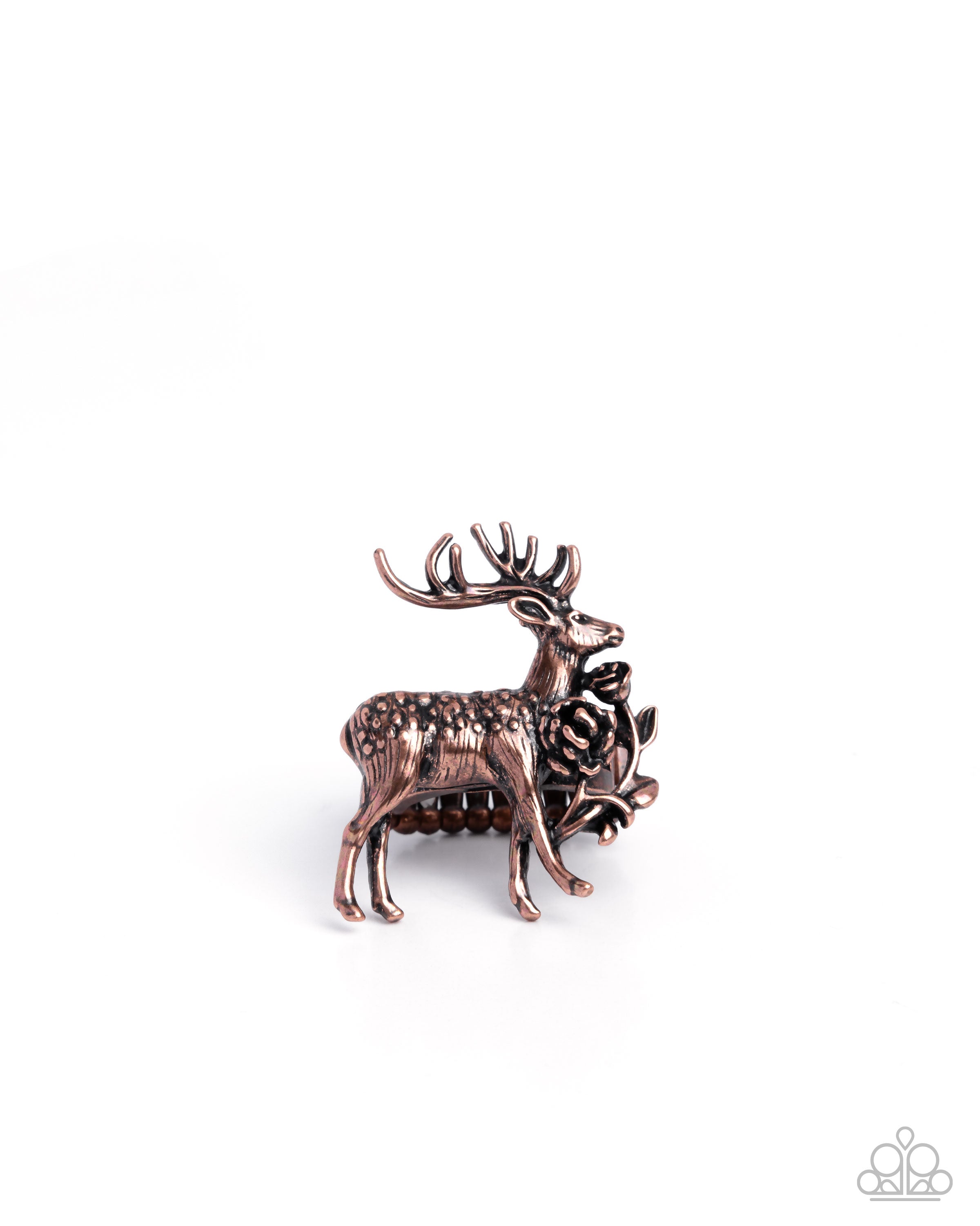 *Ordered 4/24* Paparazzi ♥ Stag Statement - Copper ♥ Ring – LisaAbercrombie