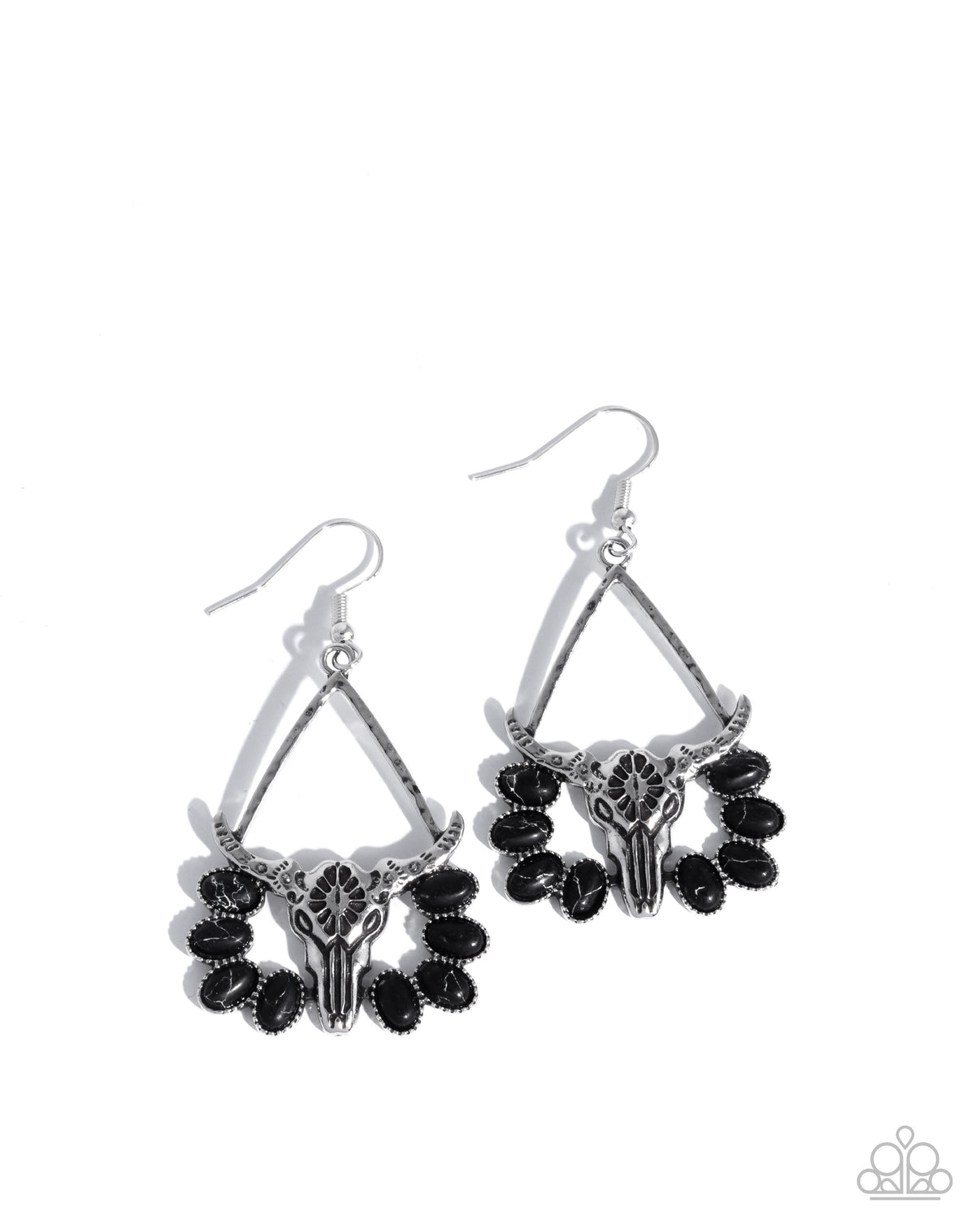 *Ordered 3/20* Paparazzi ♥ Western Whirlwind - Black ♥ Earrings ...