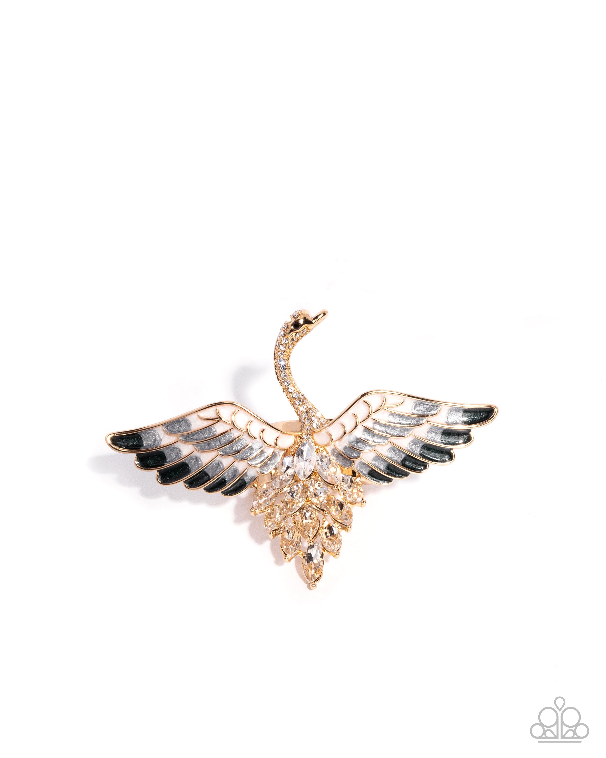 *Ordered 7/15* Paparazzi ♥ Soaring Swan - Gold ♥ Ring – LisaAbercrombie