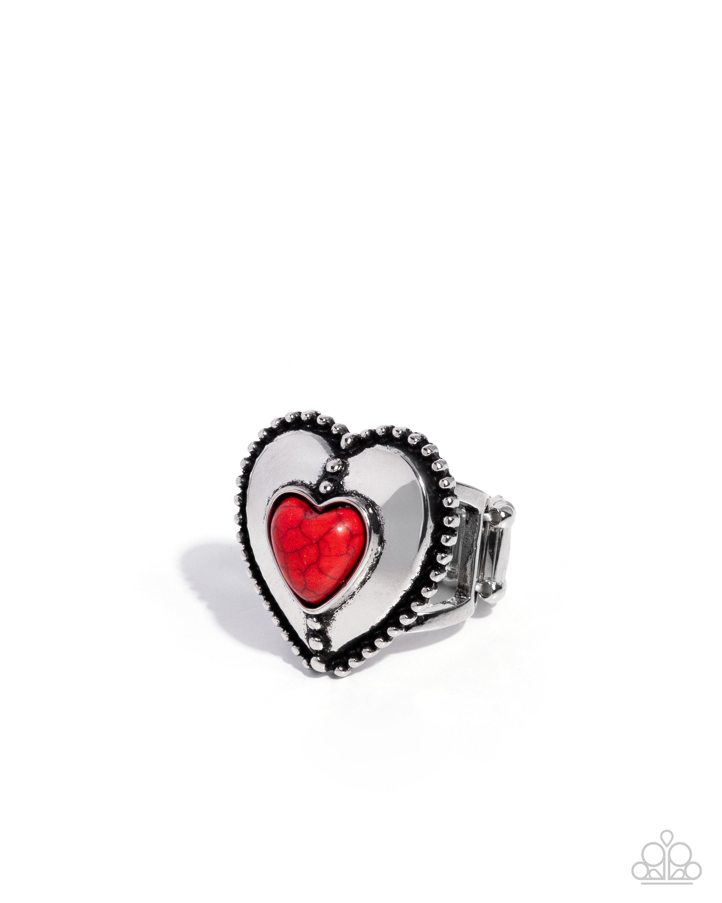 Paparazzi ♥ COURTING Chance - Red ♥ Ring – LisaAbercrombie