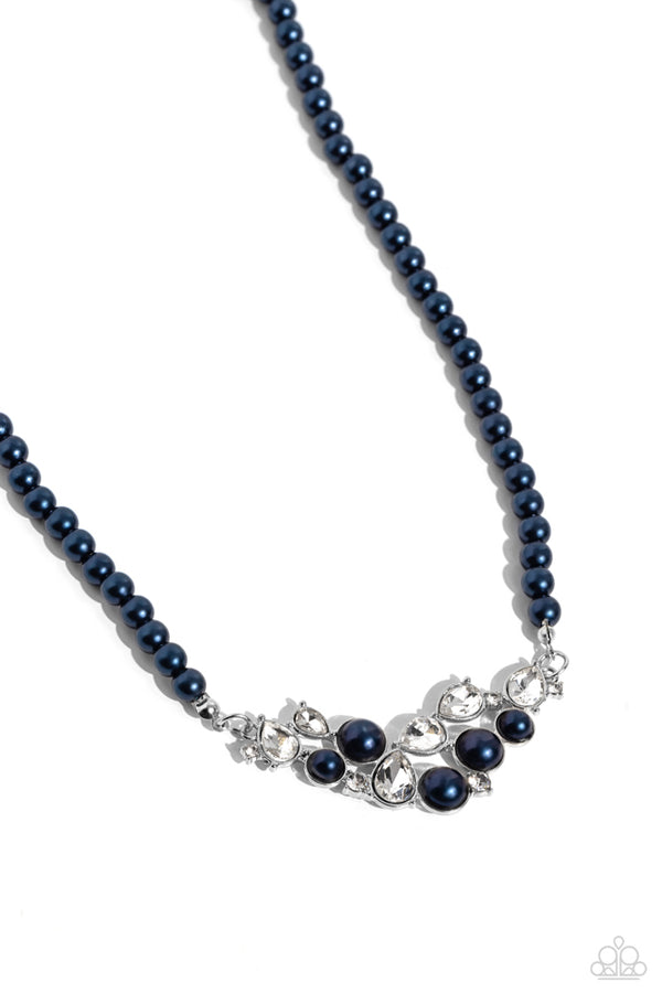 Paparazzi ♥ Pampered Pearls - Blue ♥ Necklace – LisaAbercrombie
