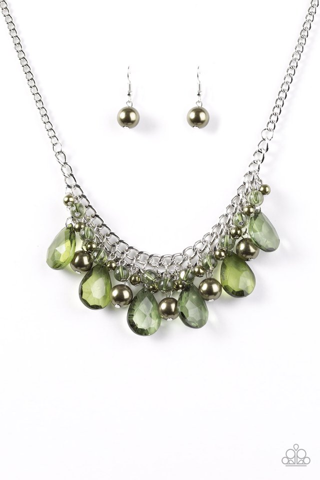 Paparazzi ♥ Twinkly Typhoon - Green ♥ Necklace – LisaAbercrombie