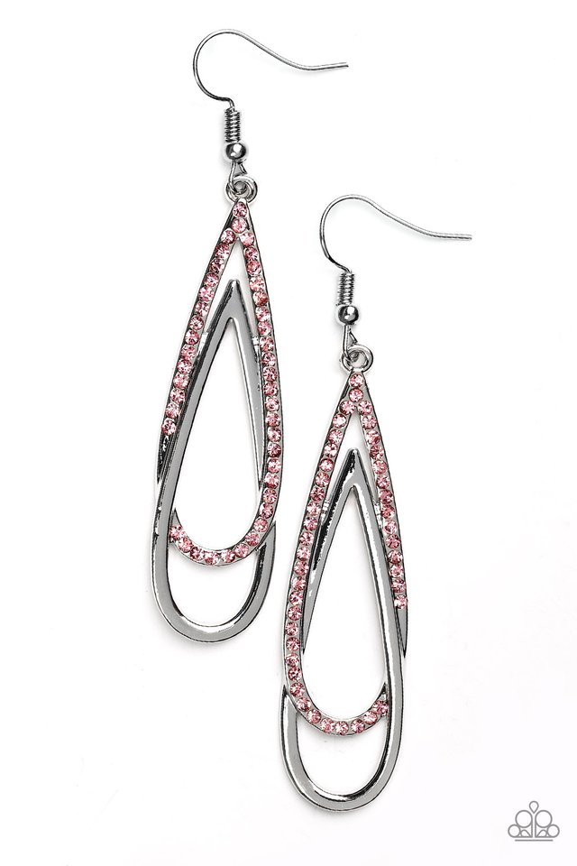 Paparazzi ♥ REIGN Storm - Pink ♥ Earrings – LisaAbercrombie