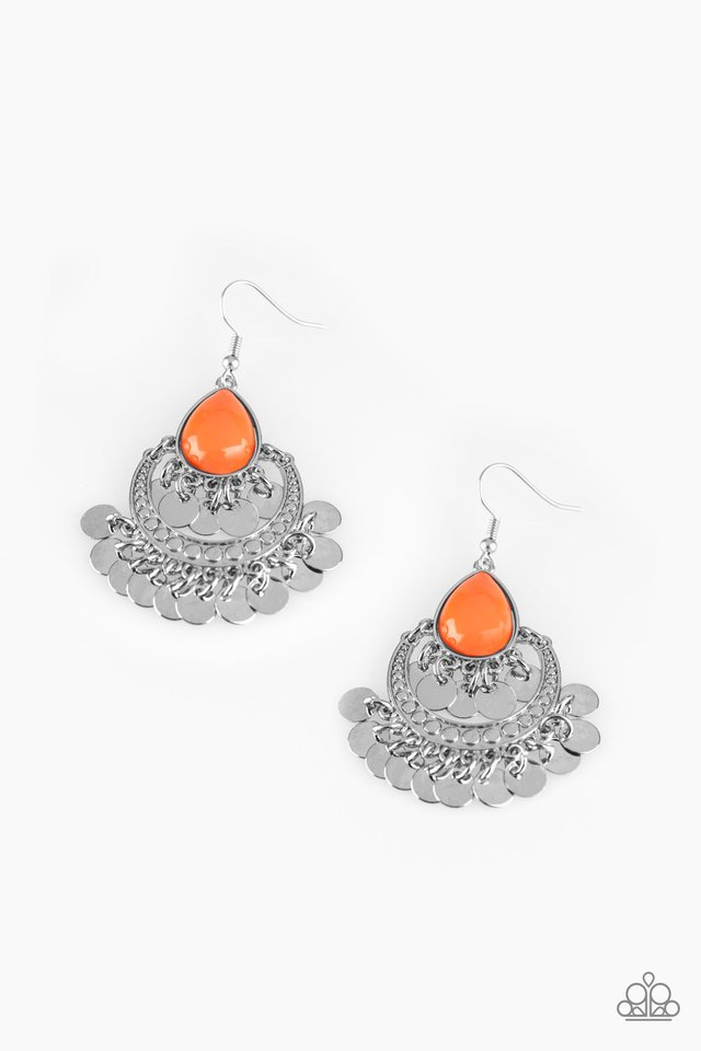 Paparazzi ♥ Bodaciously Boho - Orange ♥ Earrings – LisaAbercrombie