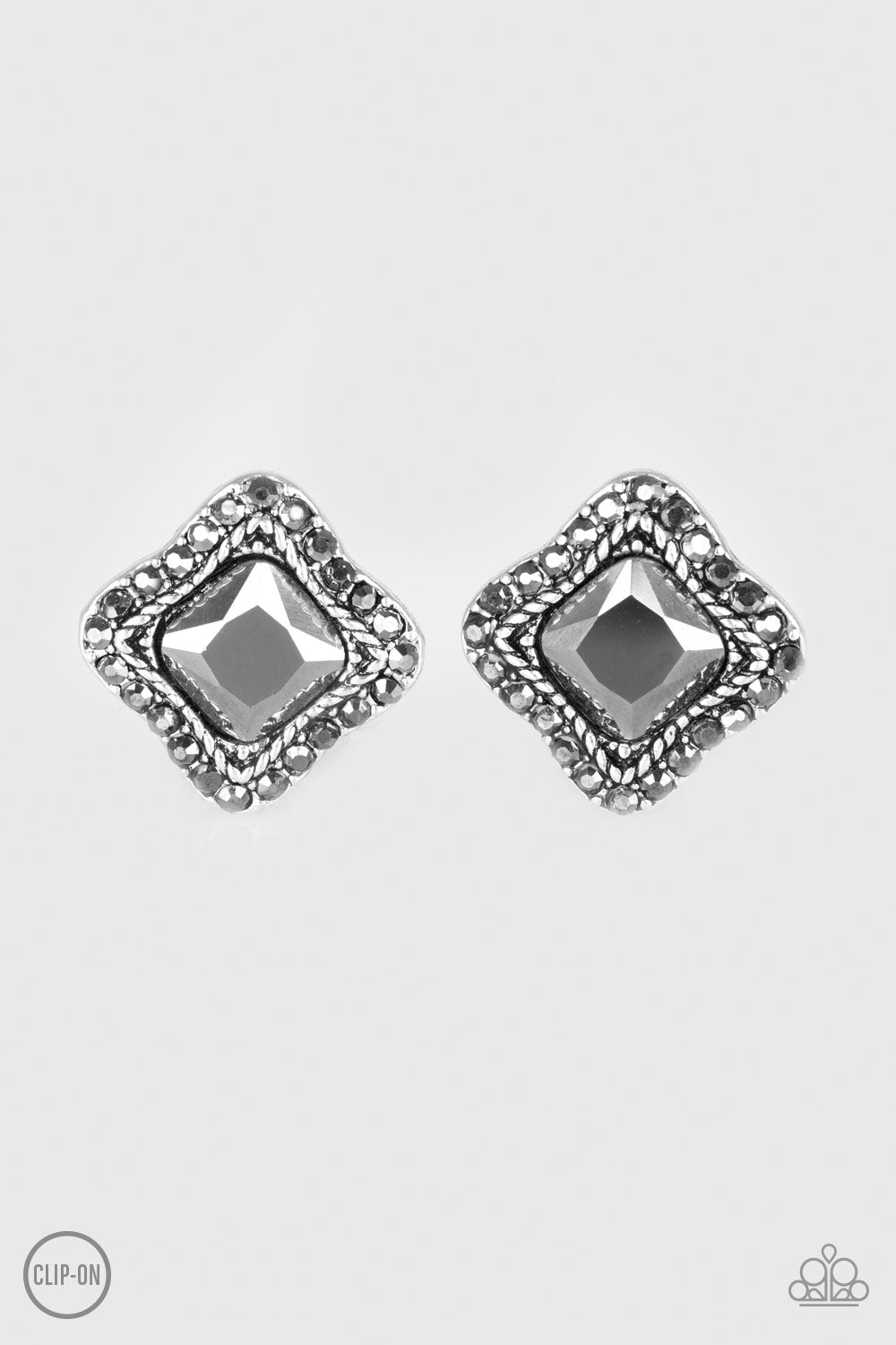 Paparazzi ♥ Royal Fandom - Silver Clip-On ♥ Clip-On – LisaAbercrombie