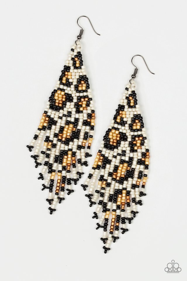 Paparazzi ♥ Bodacious Bombshell - White ♥ Earrings – LisaAbercrombie