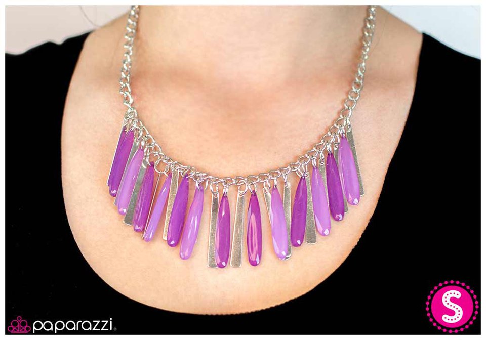 Paparazzi ♥ Out Of the Shadows - Purple ♥ Necklace – LisaAbercrombie