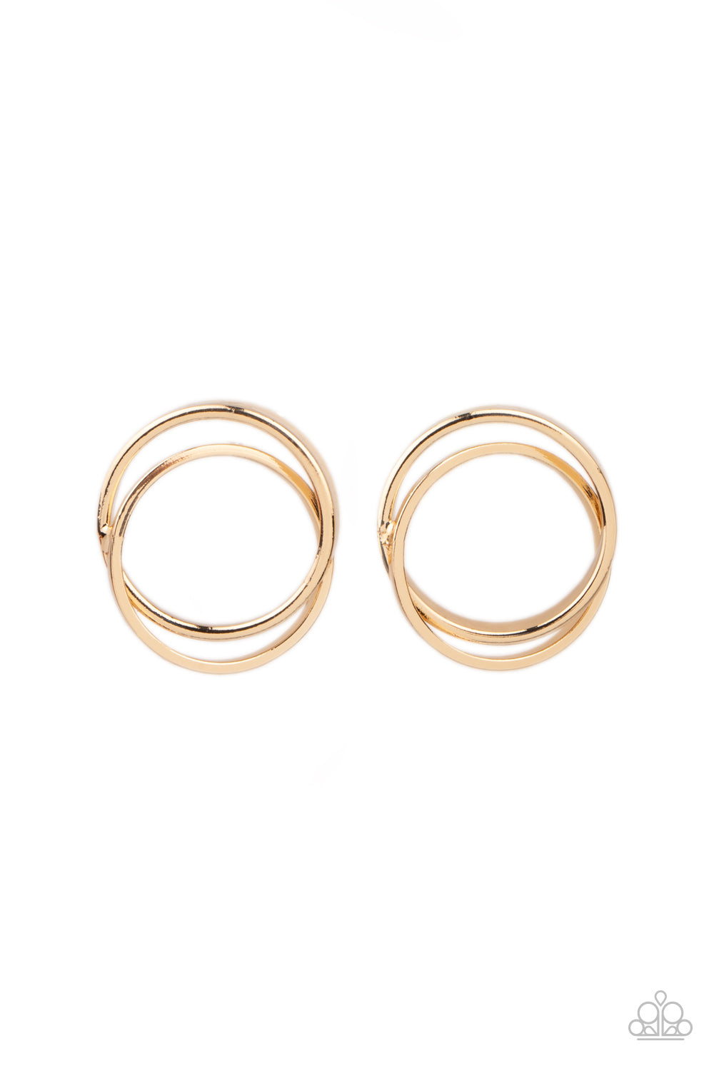 Paparazzi ♥ Always In The Loop - Gold ♥ Post Earrings – LisaAbercrombie