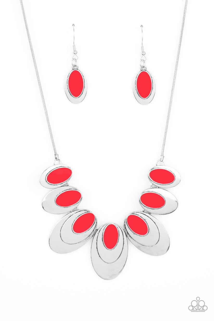Paparazzi ♥ Endless Eclipse - Red ♥ Necklace – LisaAbercrombie