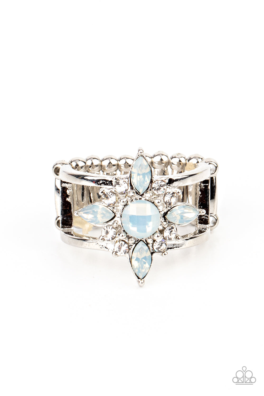 Paparazzi ♥ Opal Orchards - White ♥ Ring – LisaAbercrombie