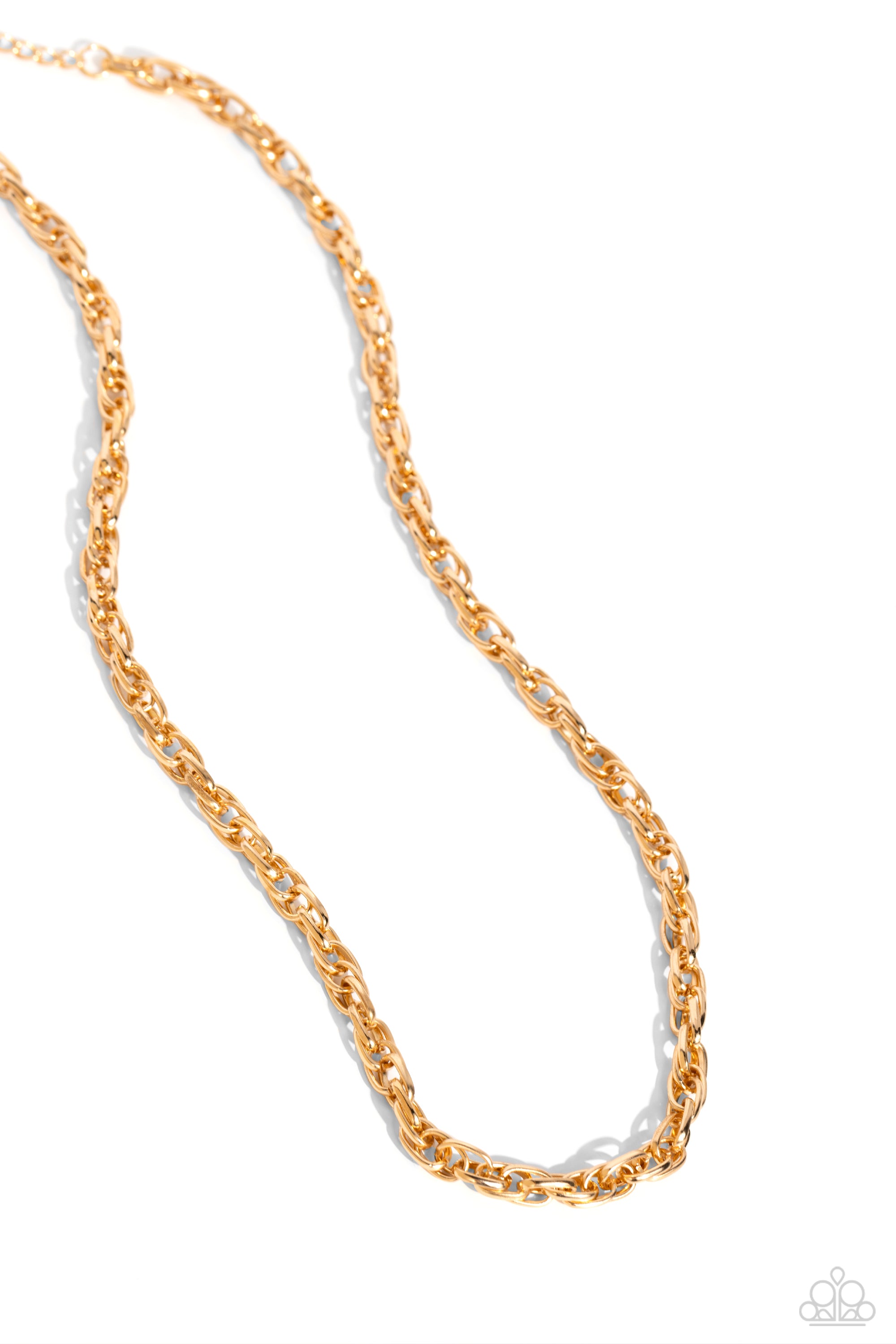 Paparazzi ♥ Chopper Hopper - Gold ♥ Mens Necklace – LisaAbercrombie