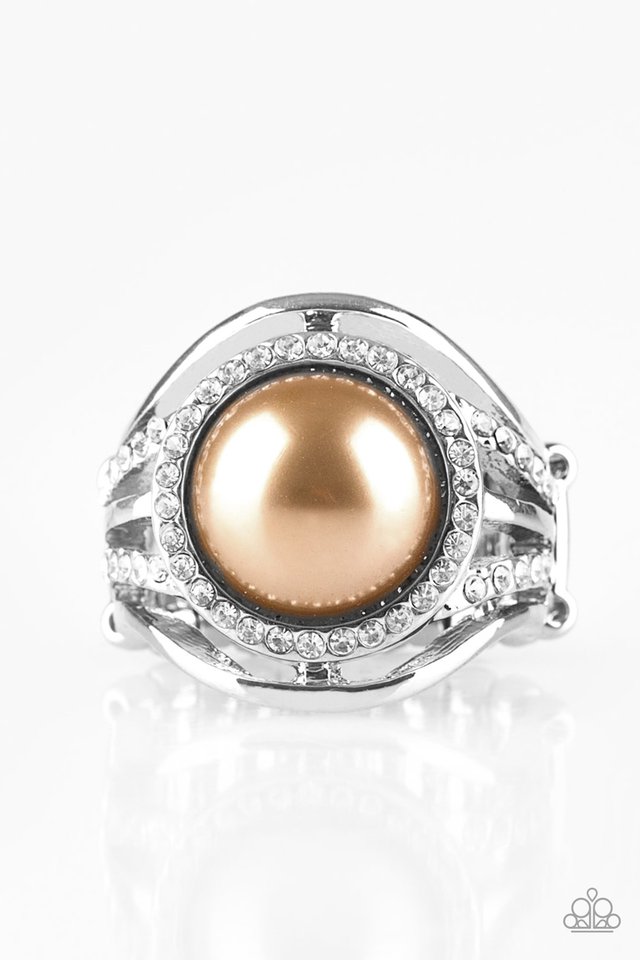 Paparazzi ♥ Pampered In Pearls - Brown ♥ Ring – LisaAbercrombie