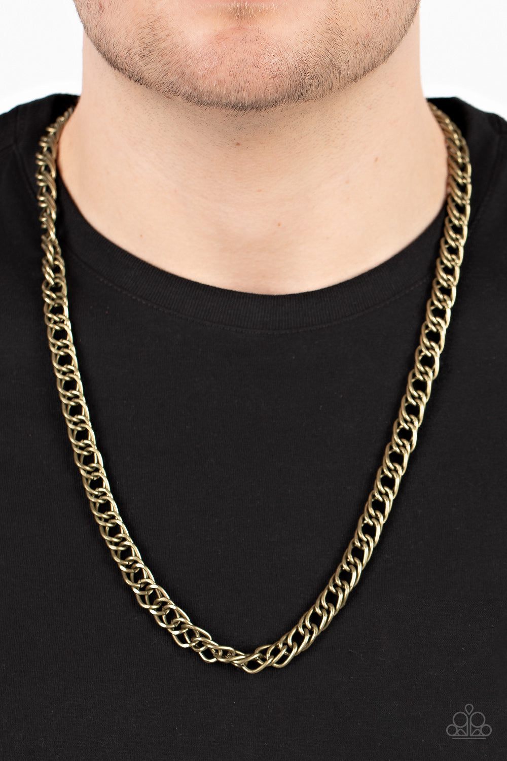 Paparazzi ♥ Pro League - Brass ♥ Mens Necklace – LisaAbercrombie