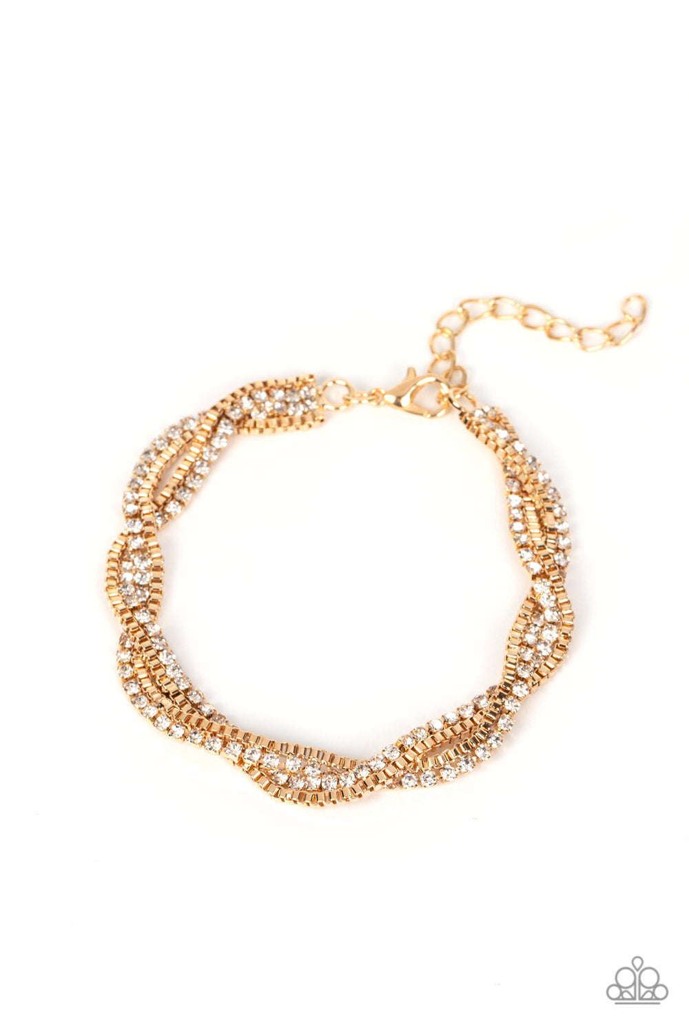 Paparazzi ♥ Box Office Bling - Gold ♥ Bracelet – LisaAbercrombie