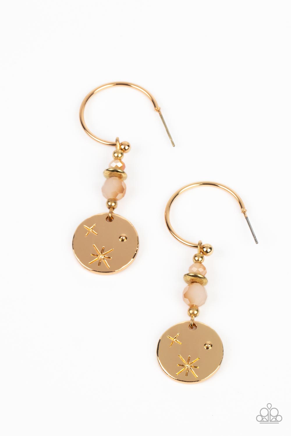 Paparazzi ♥ Artificial STARLIGHT - Gold ♥ Earrings – LisaAbercrombie