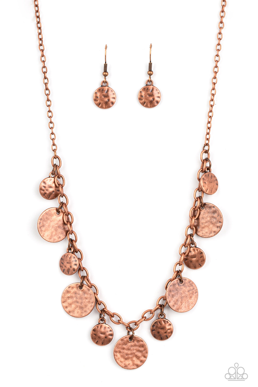 Paparazzi ♥ Model Medallions - Copper ♥ Necklace – LisaAbercrombie