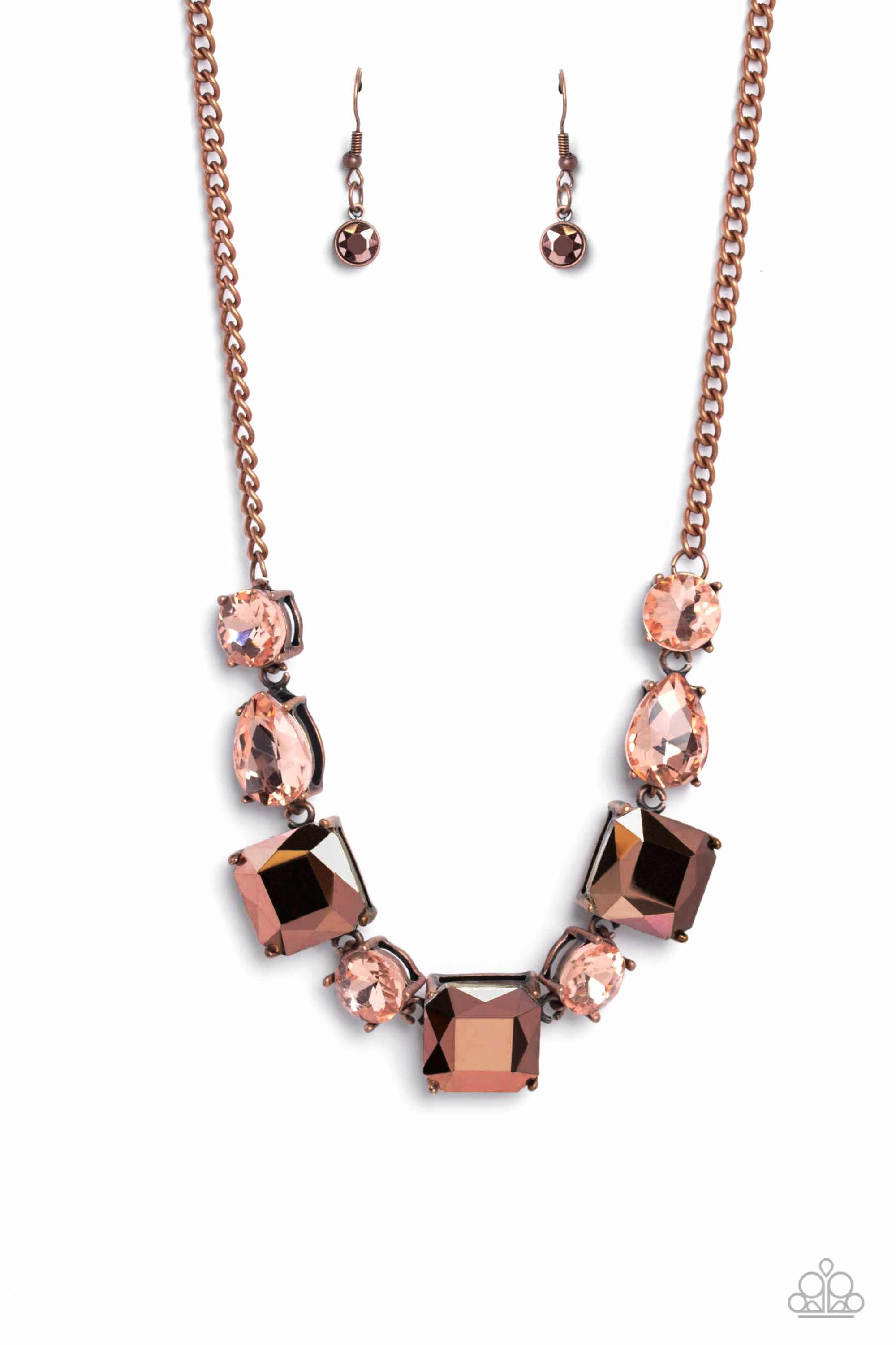 Paparazzi ♥ Elevated Edge - Copper ♥ Necklace – LisaAbercrombie