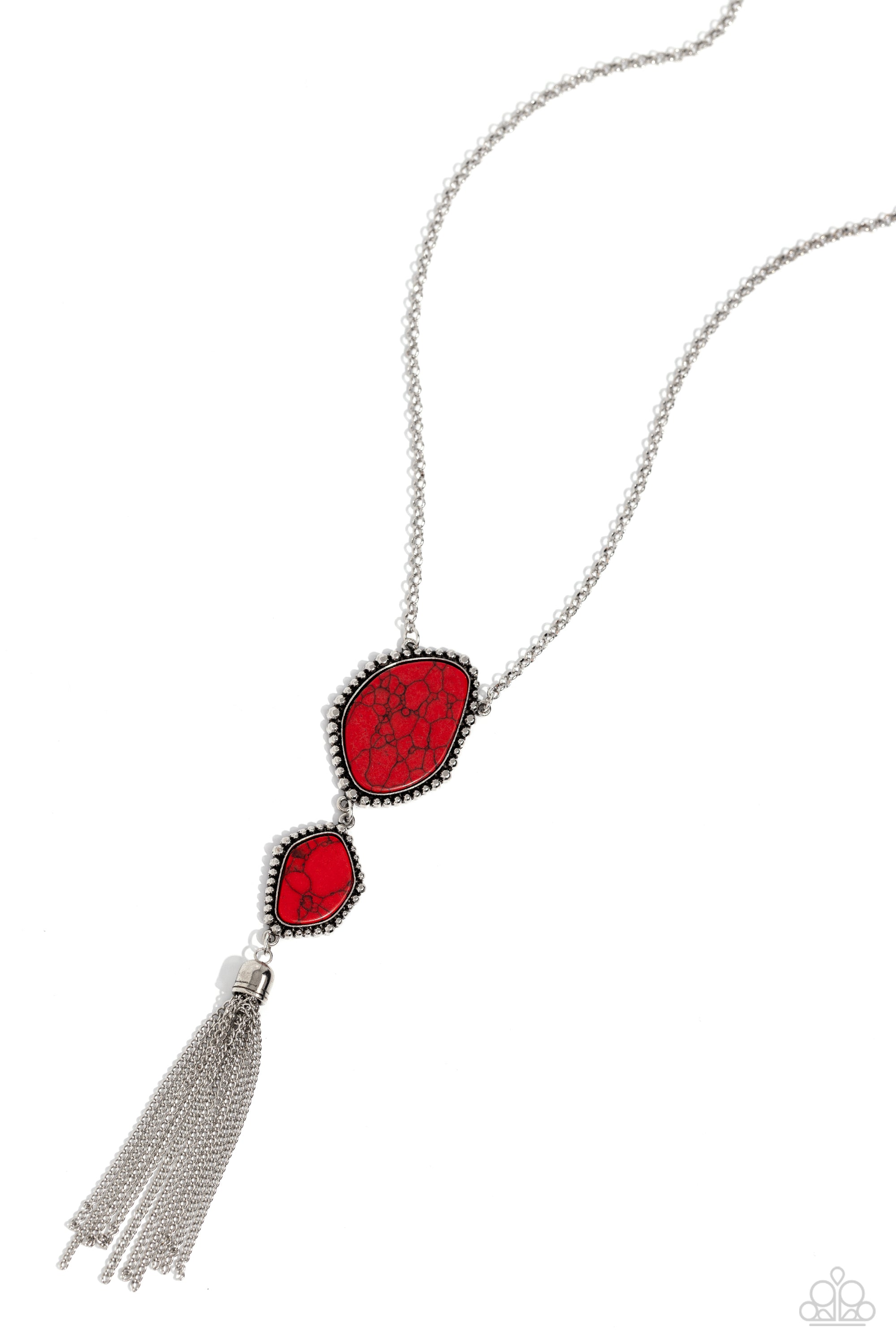 Paparazzi ♥ Desert Darling - Red ♥ Necklace – LisaAbercrombie
