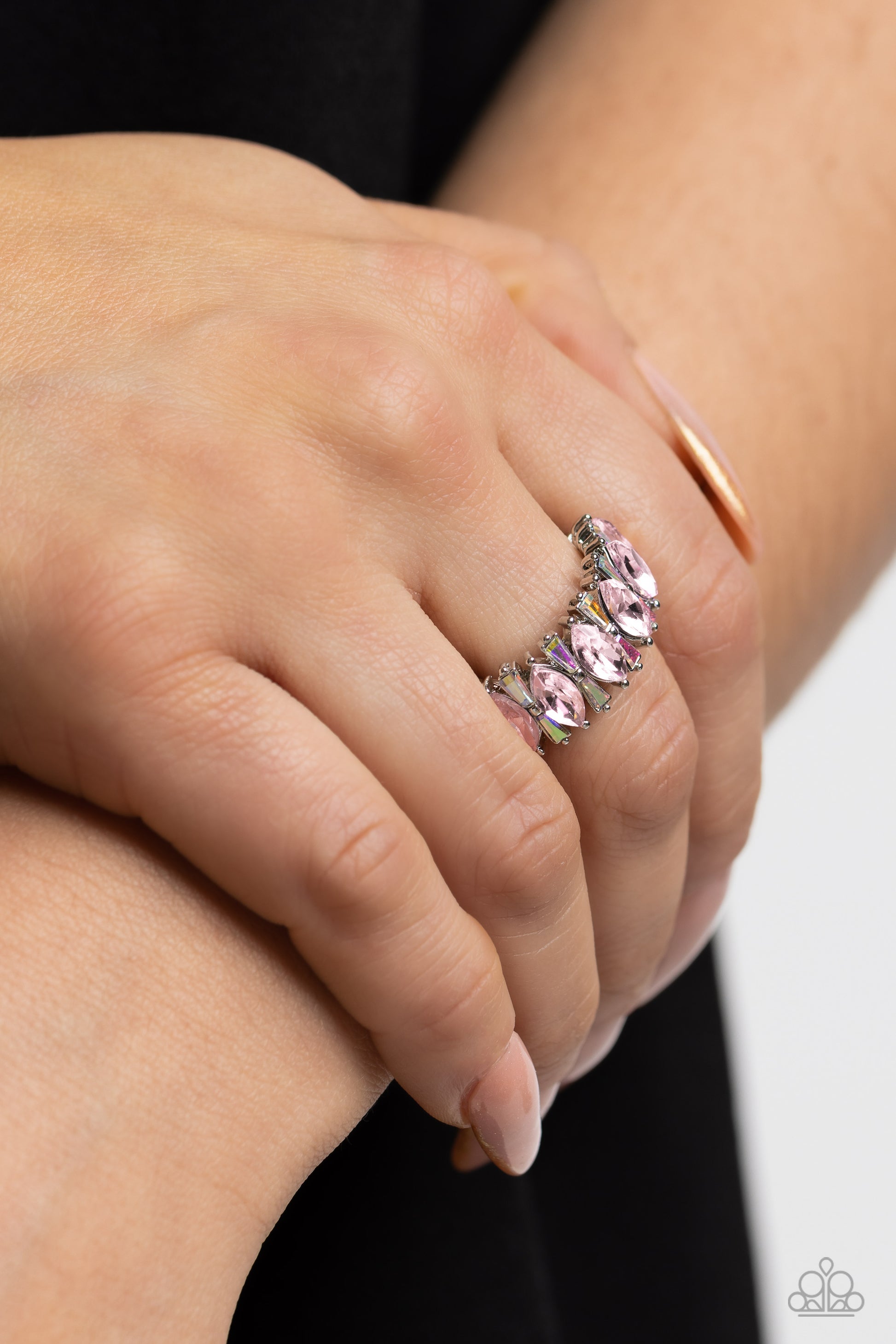 Paparazzi ♥ Kaleidoscopic Knockout - Pink ♥ Ring – LisaAbercrombie