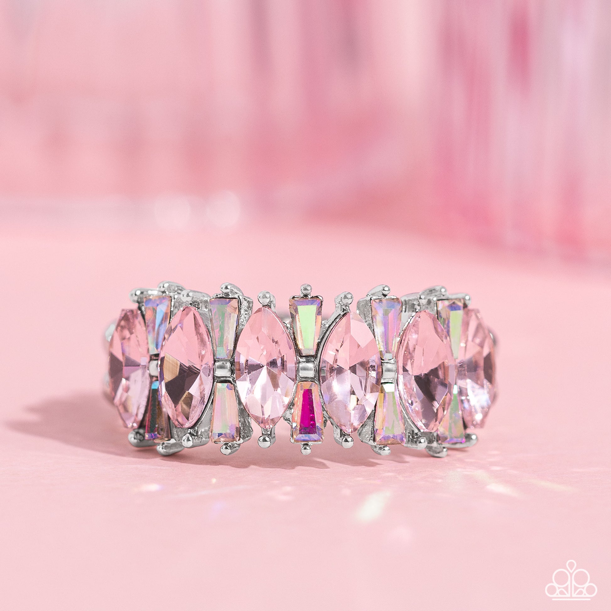 Paparazzi ♥ Kaleidoscopic Knockout - Pink ♥ Ring – LisaAbercrombie