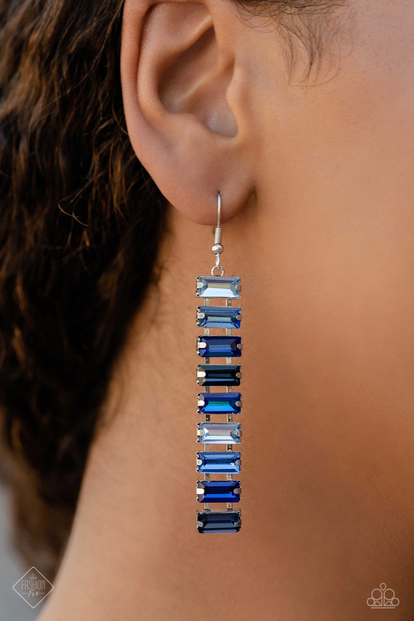 Paparazzi ♥ Superbly Stacked - Blue ♥ Earrings – LisaAbercrombie