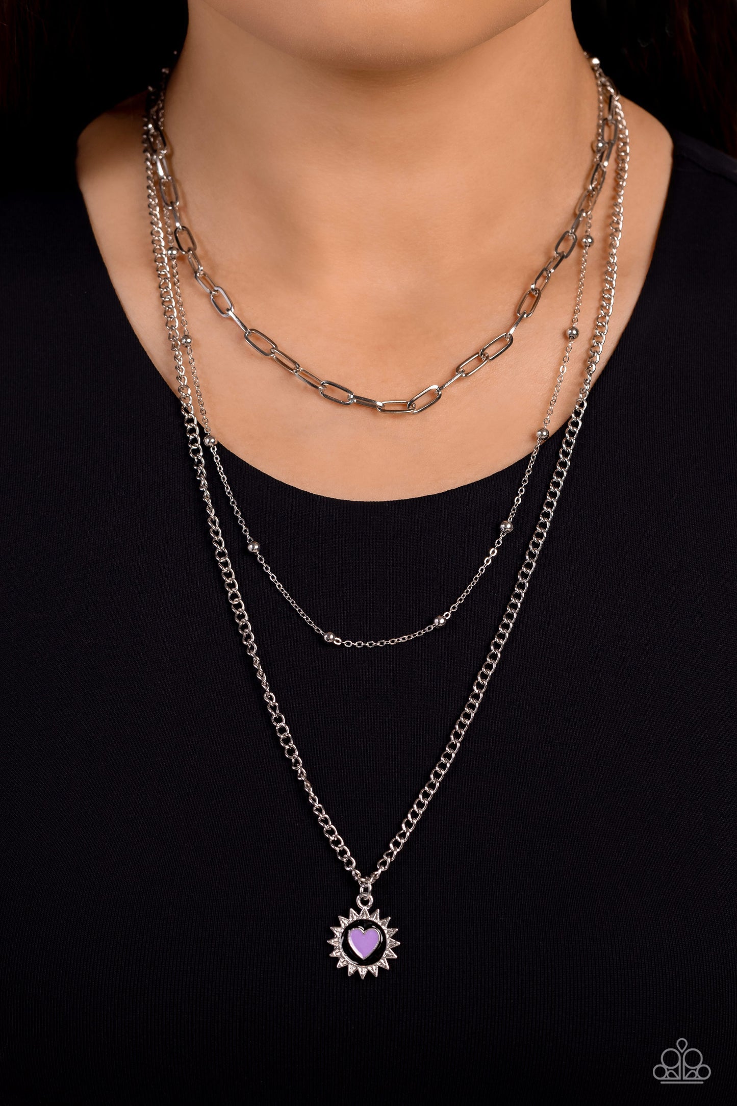 Paparazzi ♥ Burning Love - Black ♥ Necklace – LisaAbercrombie