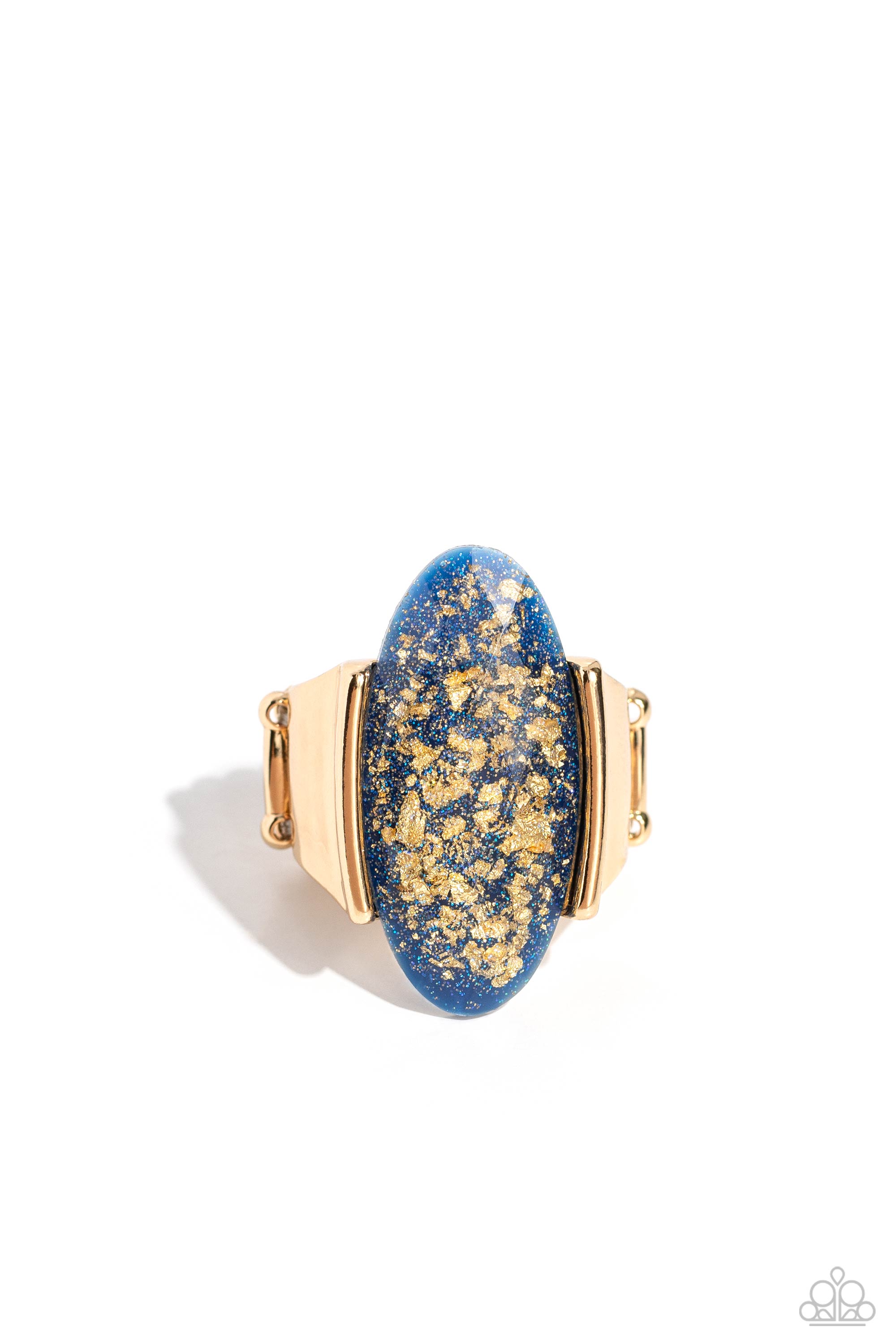Paparazzi ♥ Shimmery Sovereign - Blue ♥ Ring – LisaAbercrombie