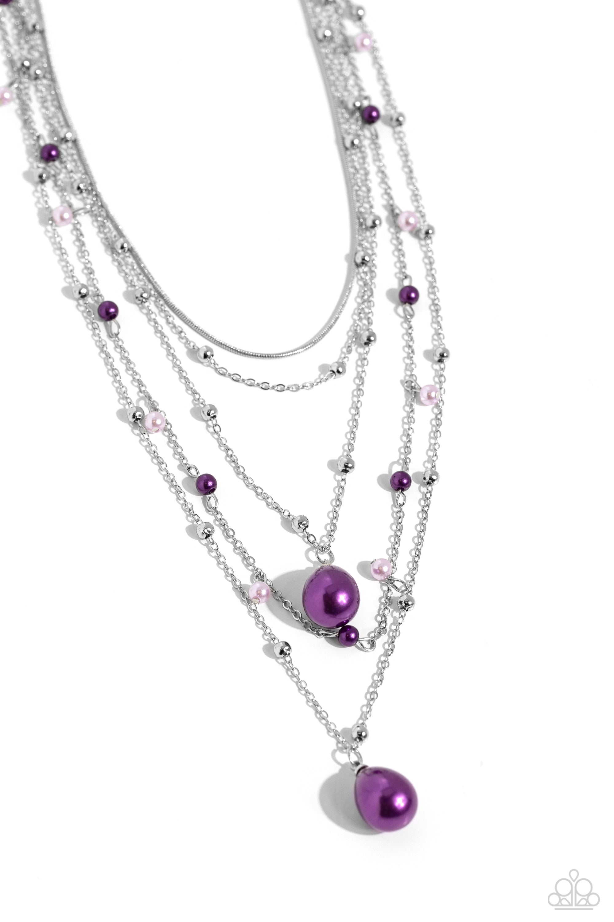 Paparazzi ♥ SASS with Flying Colors - Purple ♥ Necklace – LisaAbercrombie