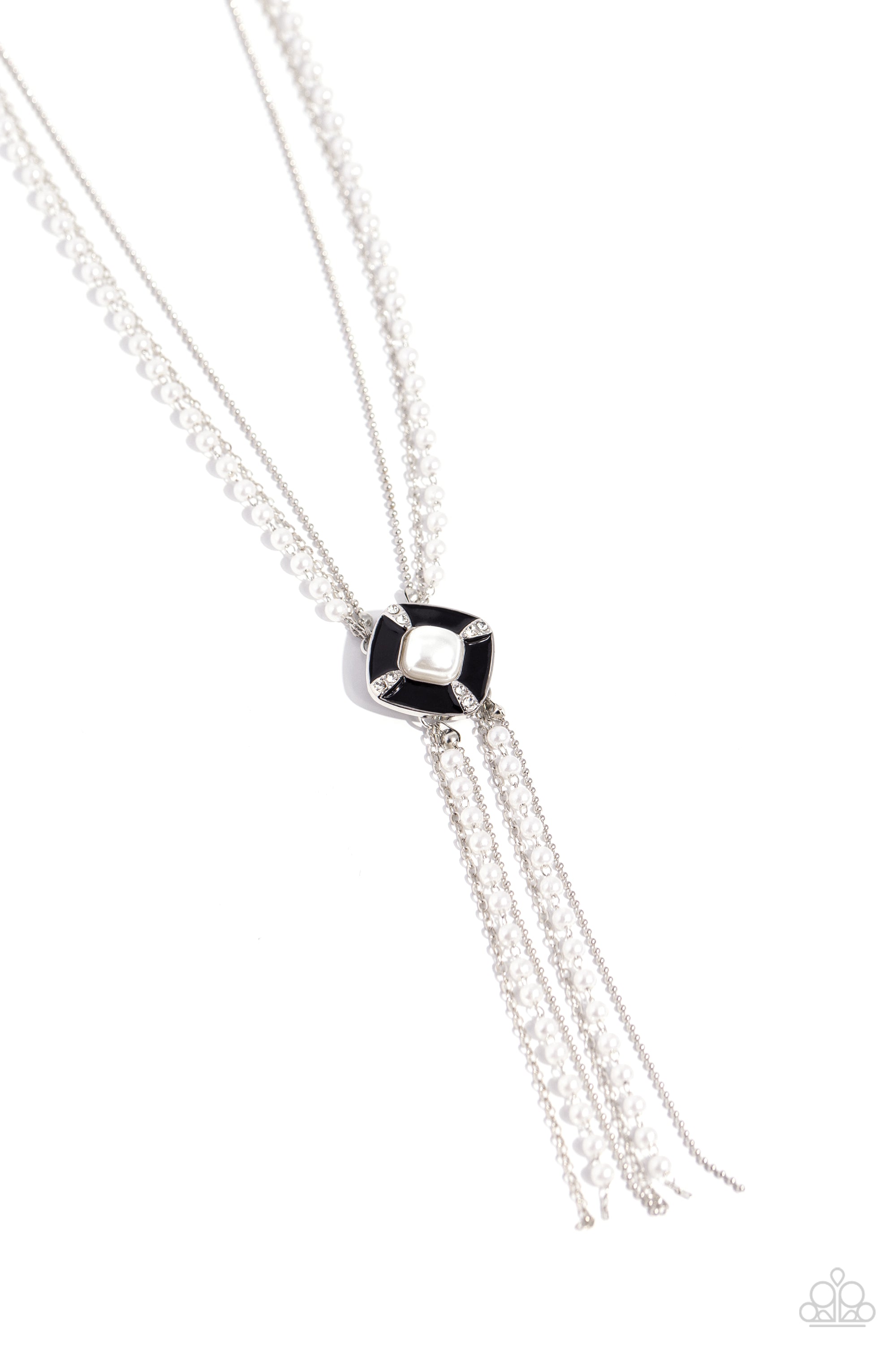 Paparazzi ♥ I Pinky SQUARE - Black ♥ Necklace – LisaAbercrombie