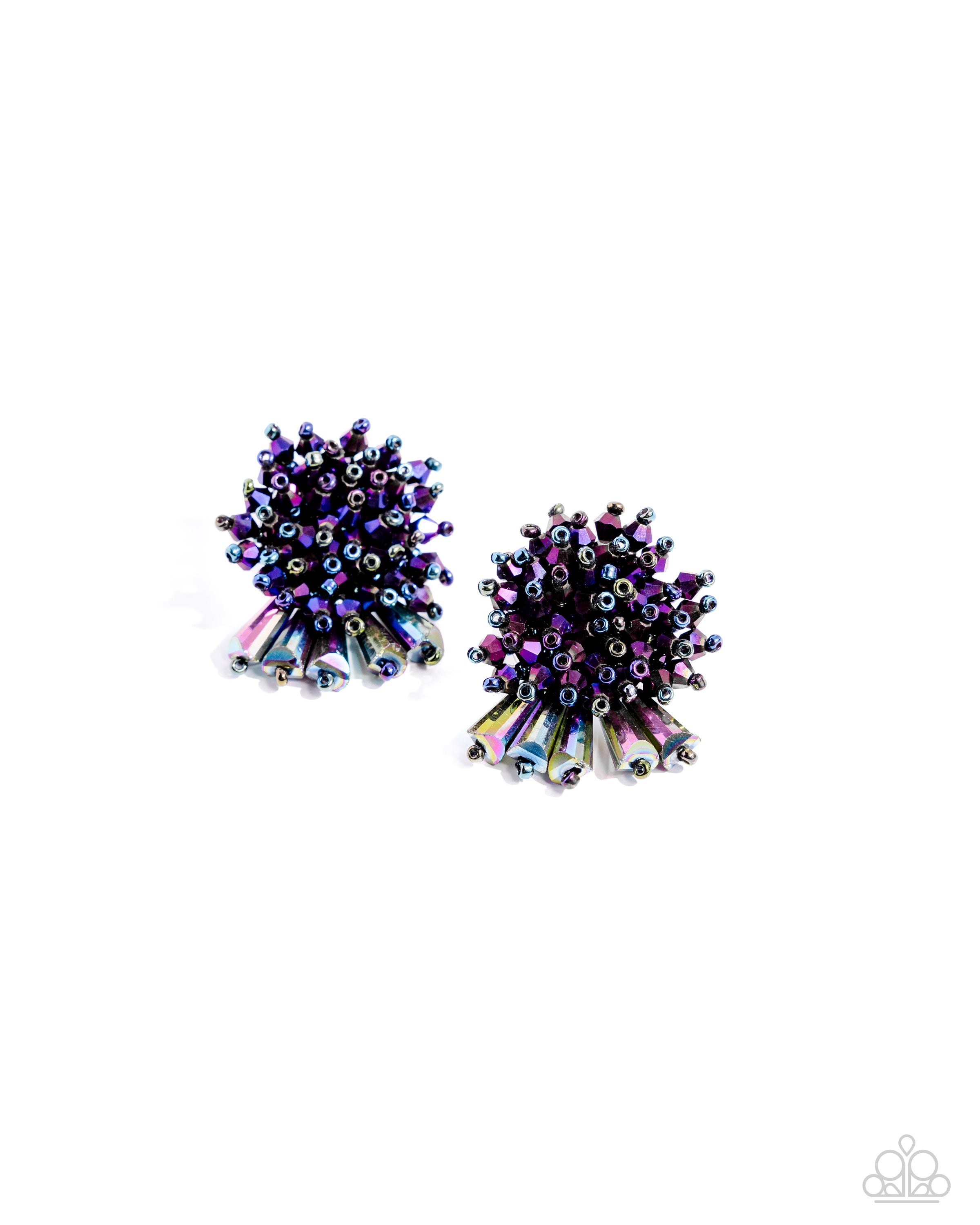Paparazzi ♥ Streamlined Sass - Purple ♥ Post Earrings – LisaAbercrombie